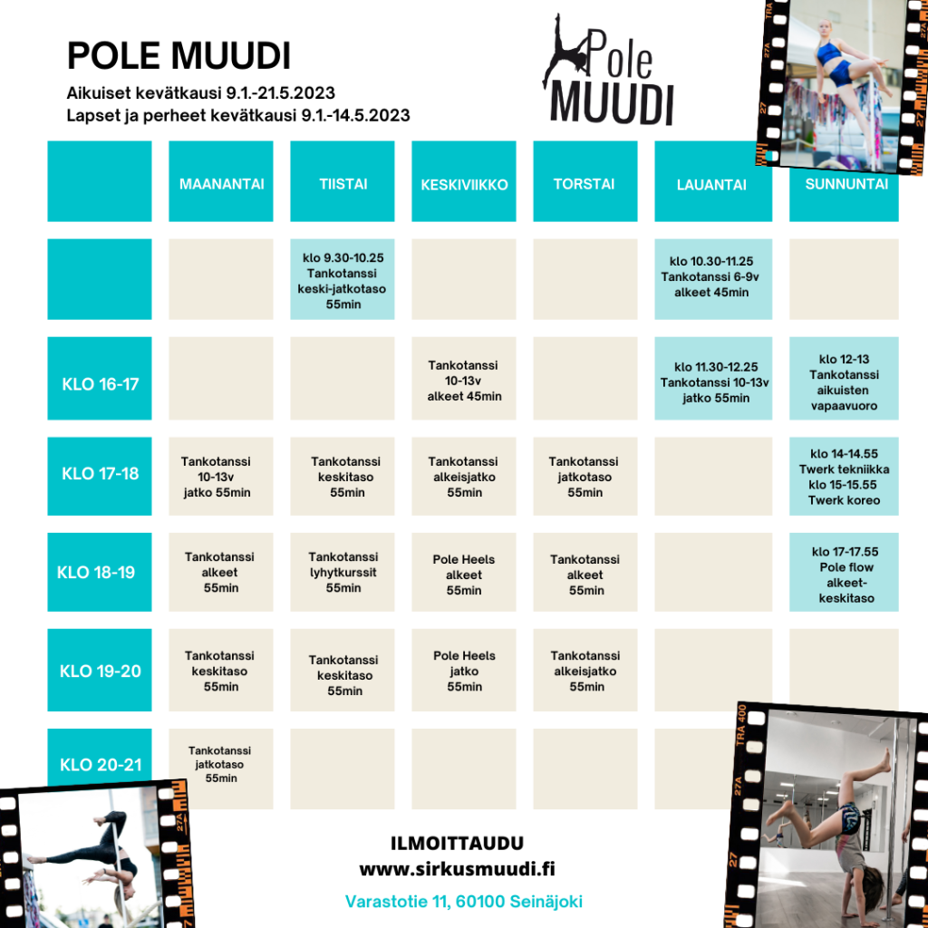 Tankotanssi - Pole dance - tankoakrobatia - Seinäjoki - Pole Muudi